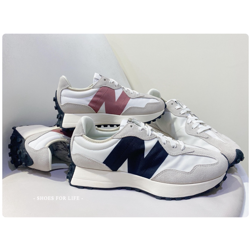 -現貨- NEW BALANCE 327 MS327FE 米白 海鹽 海鹽灰 | 蝦皮購物