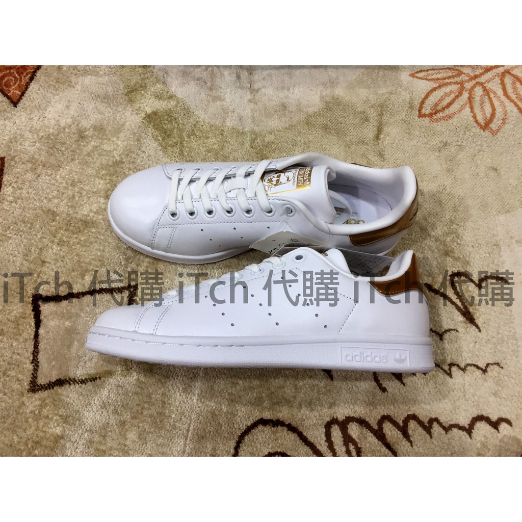 『ITCH代購』adidas stan smith w 金標 金屁股 老人頭 綁帶 網球鞋 BB5155 | 蝦皮購物