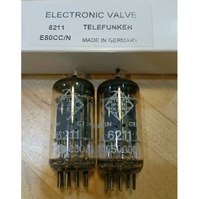 德律風根telefunken e80cc/n (6211 ecc82 12au7 ecc802s cv4003) | 蝦皮購物
