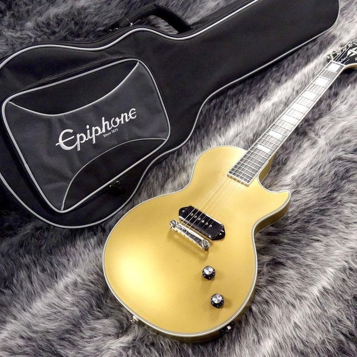 【名人樂器】全新 2021 Epiphone custom Jared James signature 特殊金色簽名琴 | 蝦皮購物