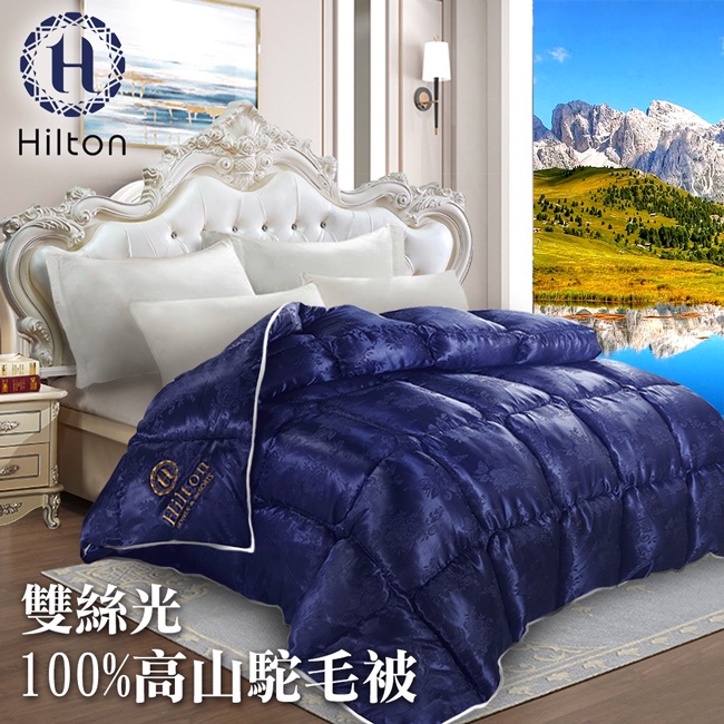 【Hilton 希爾頓】雙絲光100%高山駝羊毛被(B0884-E35)/羊毛被/秋冬/被子 | 蝦皮購物