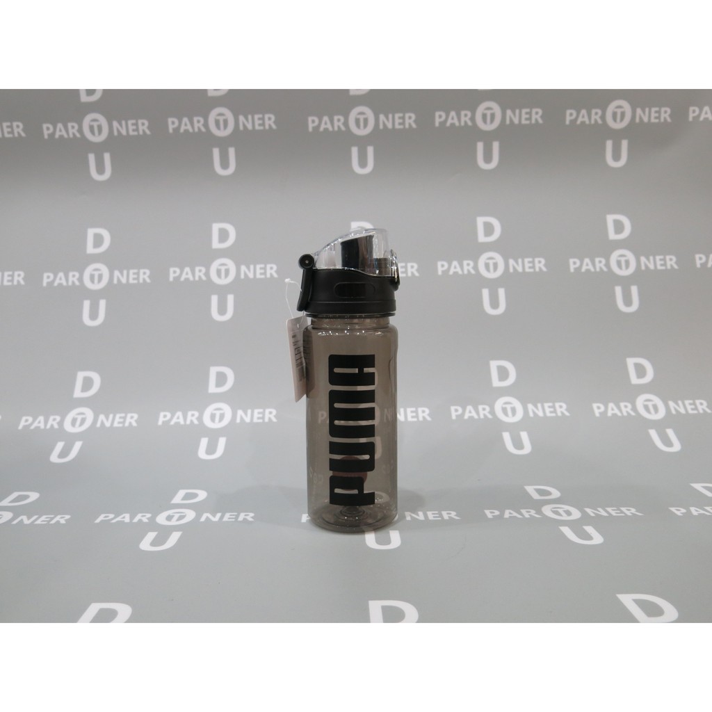 【Dou Partner】PUMA TRAINING 水壺 透明水壺 偏黑 600CC 耐熱80度 053518-01 | 蝦皮購物