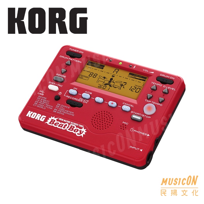 【民揚樂器】KORG Beat Boy 吉他 電貝士 多功能 迷你鼓機 內建節奏/錄音功能/調音功能 | 蝦皮購物