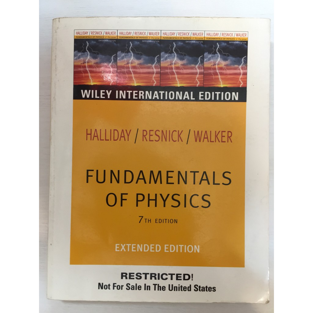 FUNDAMENTALS OF PHYSICS 7/E EXTENDED, 基礎物理 | 蝦皮購物