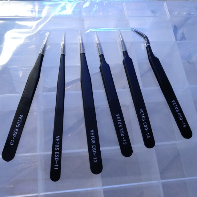 HRC 40 高硬度 鑷子 聶子 夾子 電子 美工 美勞 美容 | 蝦皮購物