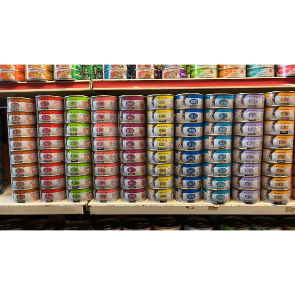 ¥好又多寵物超市¥ Catuna 小白金 80g 貓罐 10種口味 一單只能限寄42罐 下單前請注意限重 | 蝦皮購物