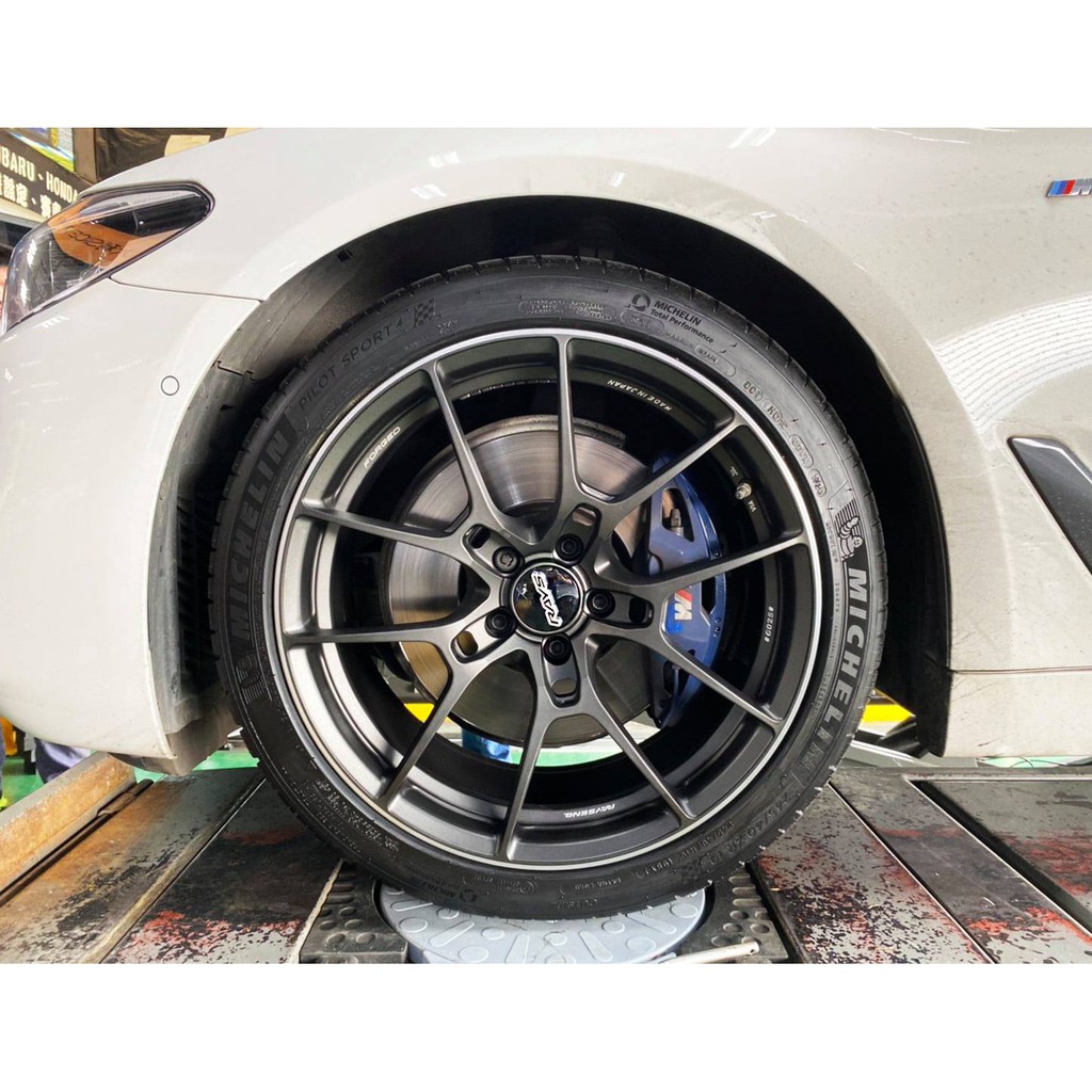 【RAYS】G025 (MK) (消光鎗灰) 鍛造鋁圈 19吋 BMW G31 直上 前後配 – CS車宮 | 蝦皮購物