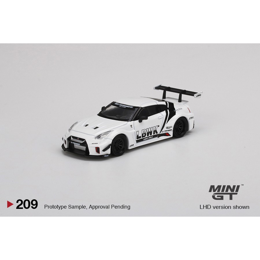 MINI GT #209 1/64 LB爆龜寬體日產 Nissan GT-R R35 東瀛戰神 全新未拆 現貨 左駕版 | 蝦皮購物