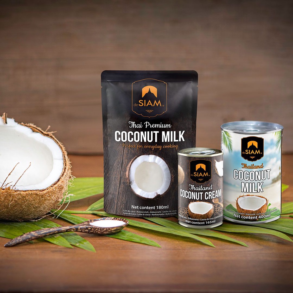【deSIAM 暹羅】 泰式無麩質椰漿165ml & 椰奶400ml ｜廣紘直營 | 蝦皮購物