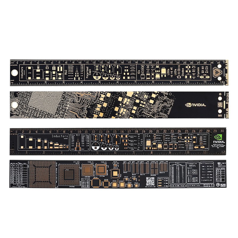 【ThreeFour】Nvidia 信仰尺 PCB Ruler 信仰尺 一代 二代30CM 工程師 畫圖必備 質感超好! | 蝦皮購物