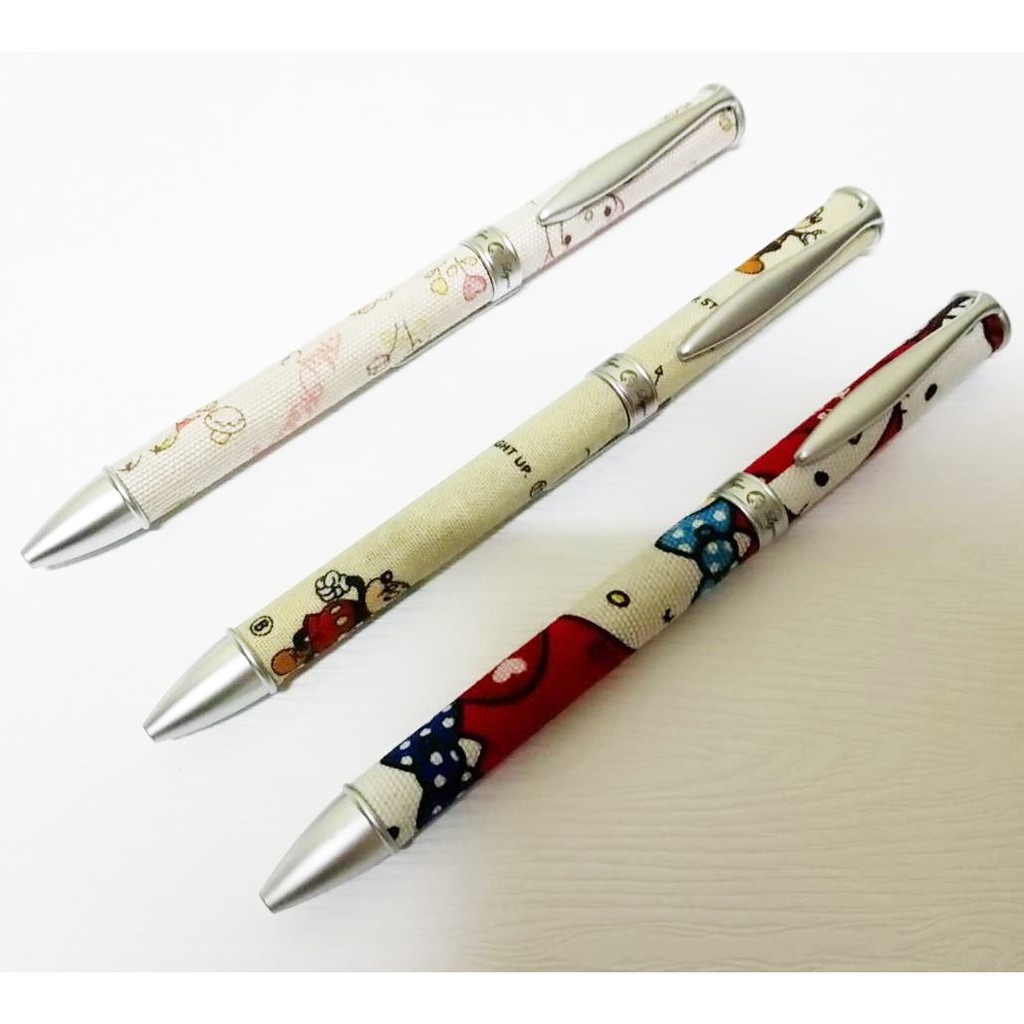 布筆 美樂蒂 Hello Ketty 米老鼠 日本授權布 原子筆 筆盒 高仕筆心[虎之鶴 ] | 蝦皮購物