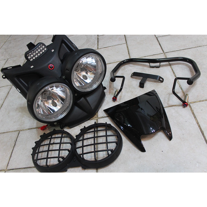 日比谷經典 絕版品 台製美規大燈組 BWSX大奶 BWS美規大燈 雙LED 越野燈罩 高密合度 直上全配 | 蝦皮購物