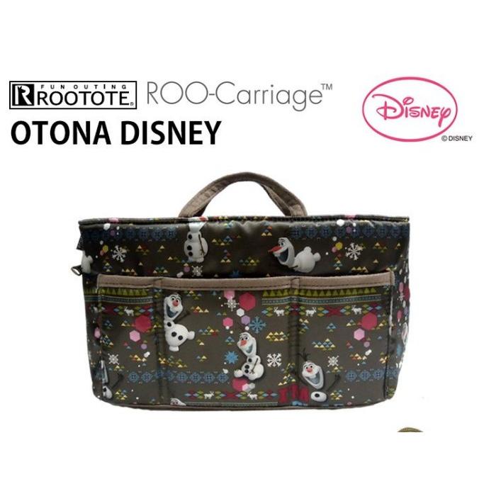 日本正品ROOTOTE 迪士尼Disney聯名 袋中袋 包中包手提包化妝包 雪寶款 (現貨在台) | 蝦皮購物