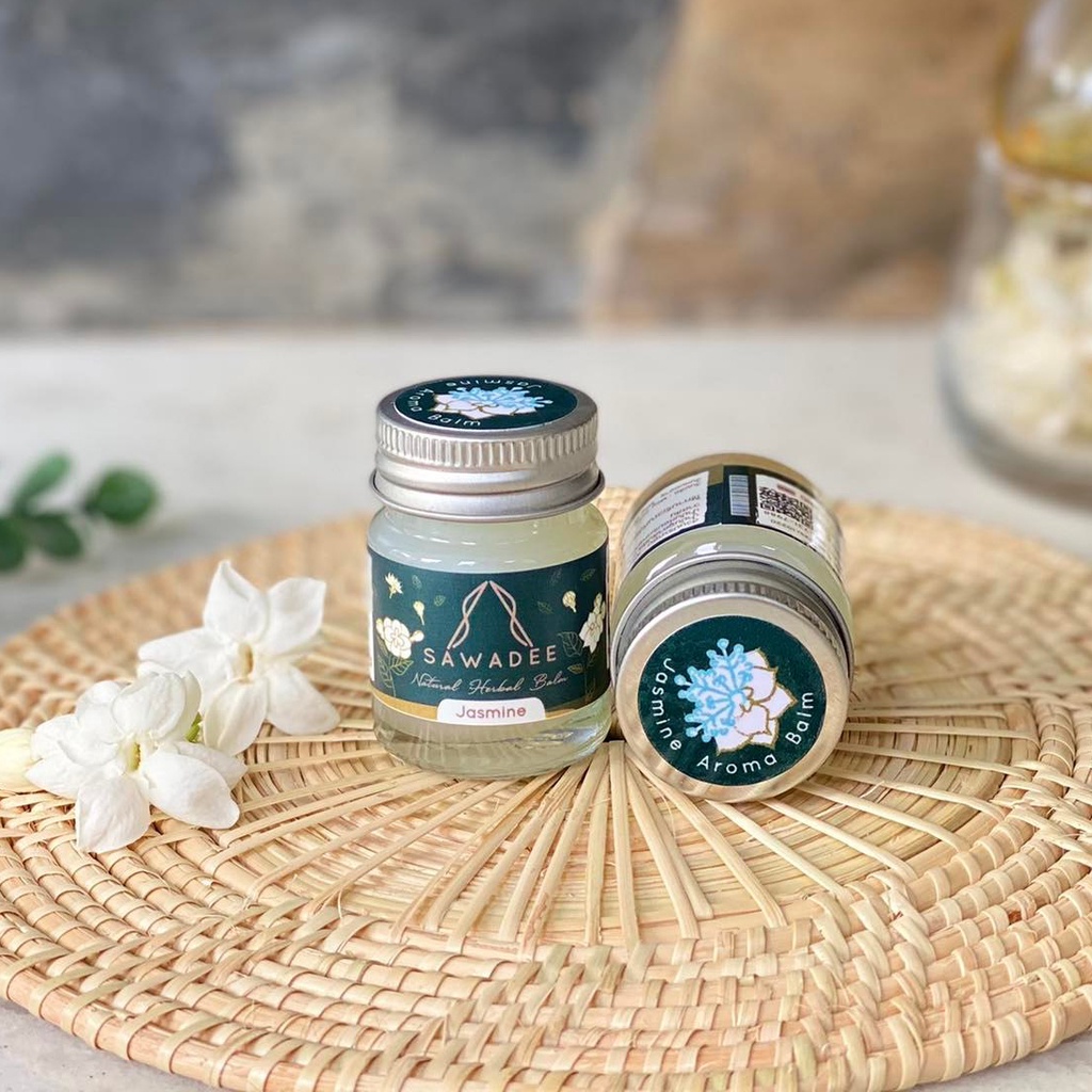 ️現貨🇹🇭 SAWADEE 茉莉花 花精薰香膏 🇹🇭泰泰愛小象🇹🇭 | 蝦皮購物