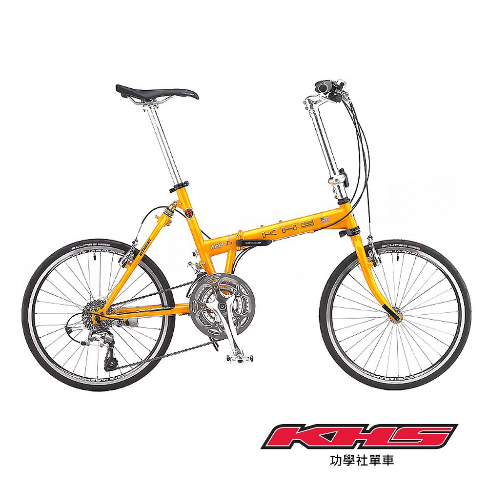 KHS 30速摺疊車F20-T3F 451 霧黑/芒果黃 廠商直送 | 蝦皮購物