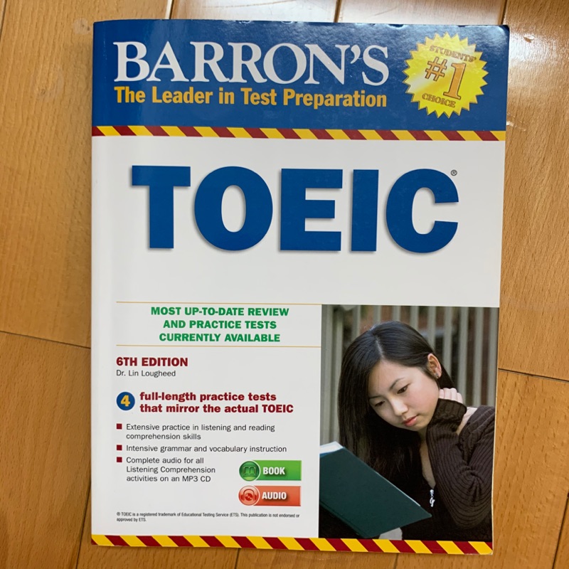 二手 多益 Toeic Barrons 教科書 參考書 第六版 附CD | 蝦皮購物