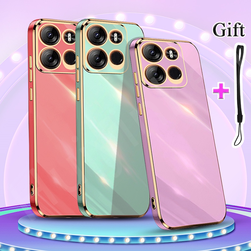 Tecno Pop 7 Pro BF7 電鍍外殼 TPU 軟矽膠直邊電鍍外殼 | 蝦皮購物
