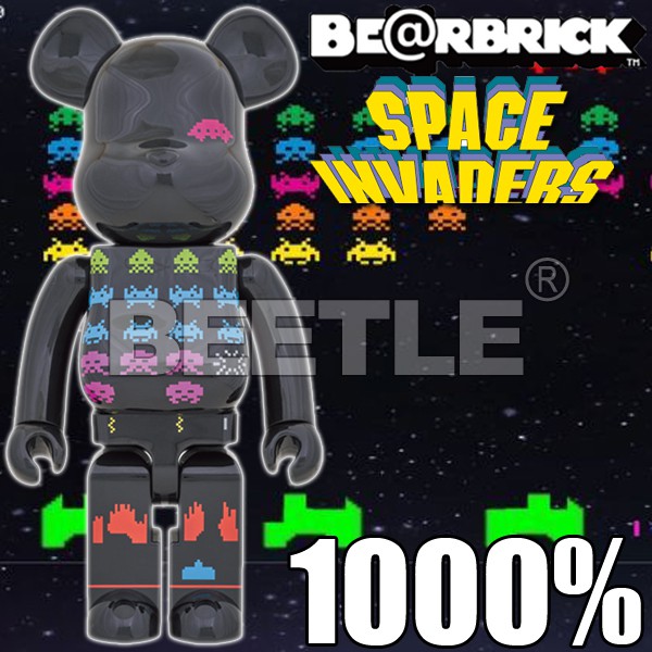 BEETLE BE@RBRICK BEARBRICK SPACE INVADERS 太空侵略者 庫柏力克熊 1000% | 蝦皮購物