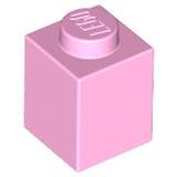 樂高 LEGO 亮 粉紅色 1x1 基本 顆粒 基本磚 3005 30071 顆粒磚 Bright Pink Brick | 蝦皮購物