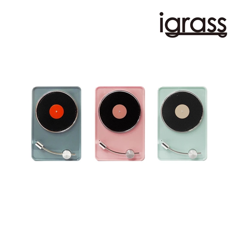 【igrass】IGS001復古黑膠機藍牙音箱 | 蝦皮購物
