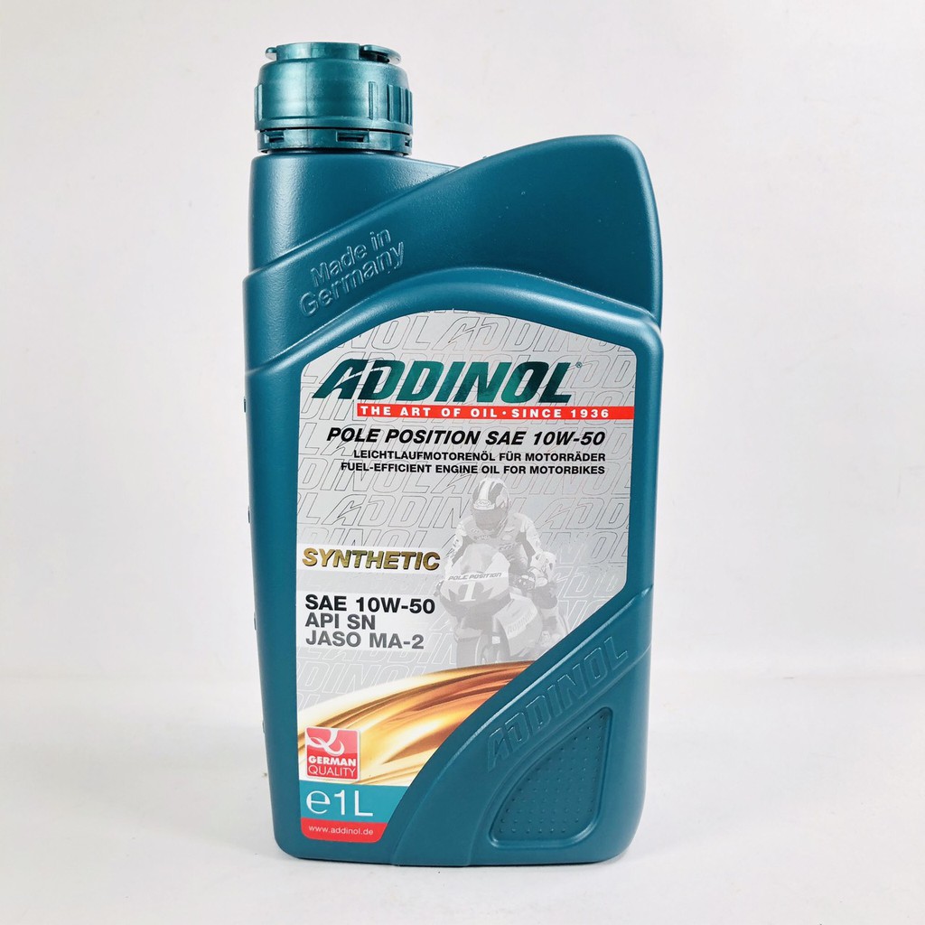 [機油倉庫]ADDINOL POLE POSITION 4T 10W-50 10w50合成機油 機車 | 蝦皮購物