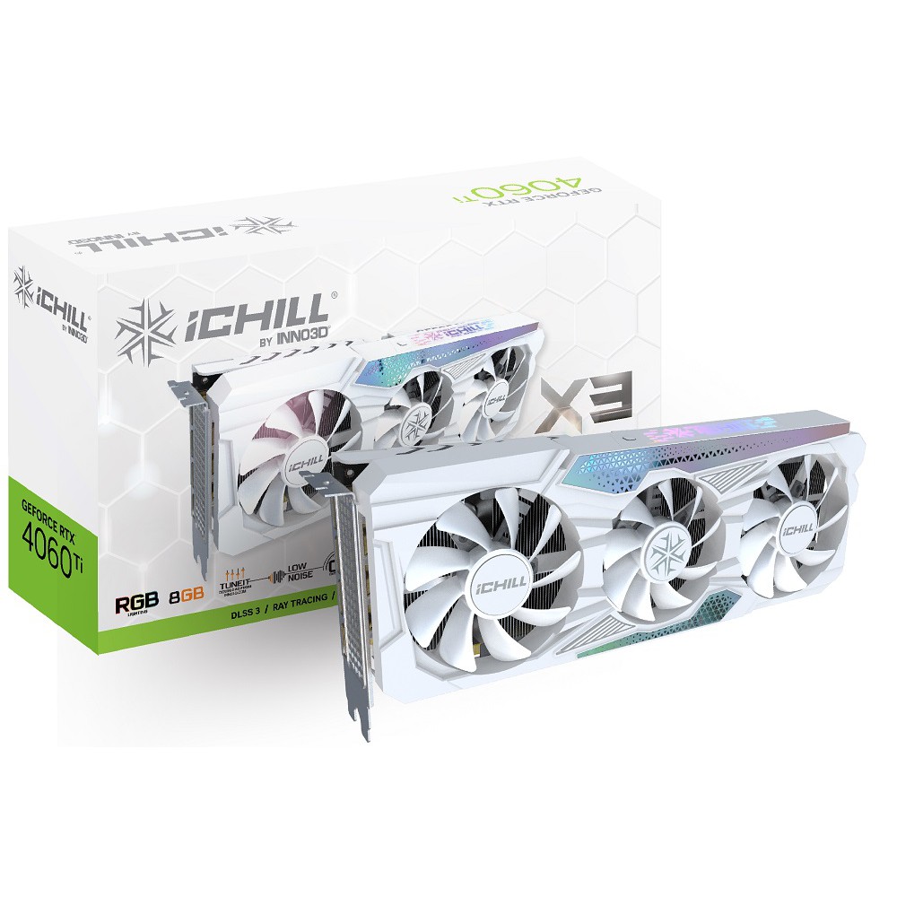 Inno3D 映眾 RTX 4060 Ti 8GB ICHILL X3 WHITE 顯示卡 現貨 廠商直送 | 蝦皮購物