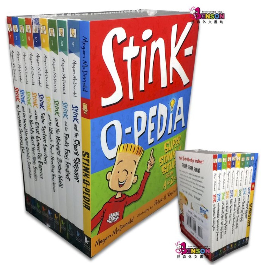 [邦森外文書] Megan McDonald Stink Collection 平裝本套書 Judy Moody同系列 | 蝦皮購物