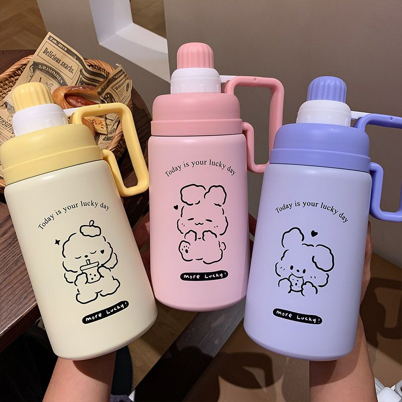 台灣現貨 ins日韓304雙層不銹鋼大容量 保溫杯 880ml 保溫壺 保溫瓶 吸管保溫瓶 304不銹鋼 | 蝦皮購物