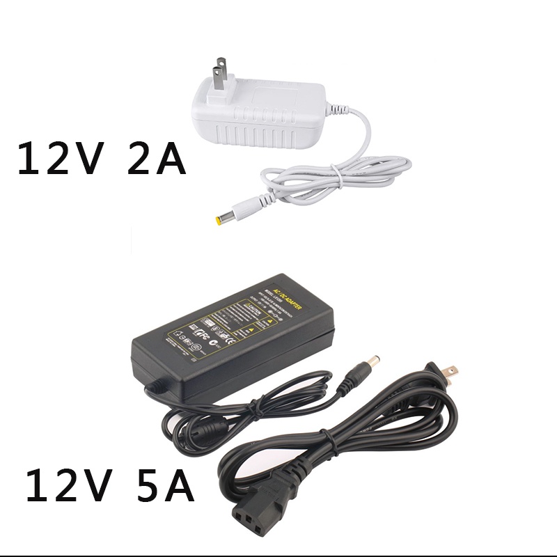 台灣發貨 12V 2A/5A電源供應器 配件 110-240V全電壓轉12V變壓器 | 蝦皮購物