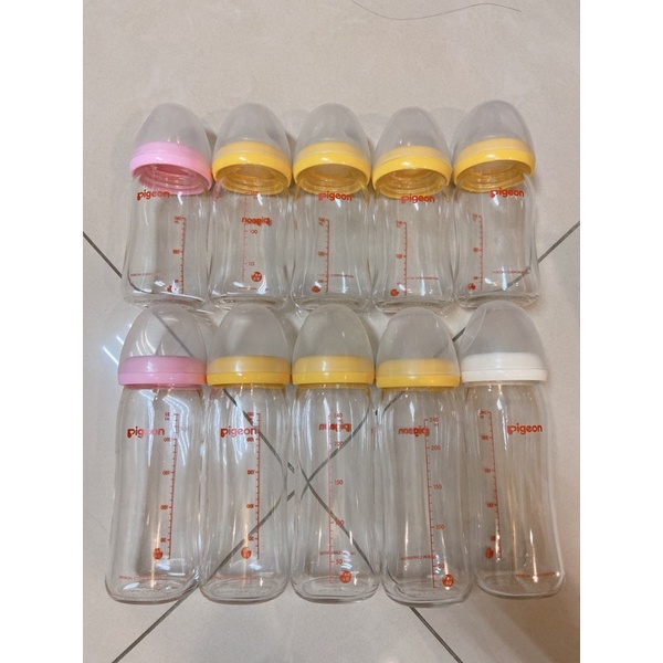 二手 pigeon 貝親玻璃奶瓶 160ml 240ml | 蝦皮購物