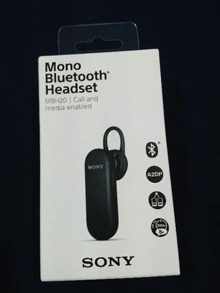 SONY MBH20 原廠耳掛式藍芽耳機(黑) | 蝦皮購物