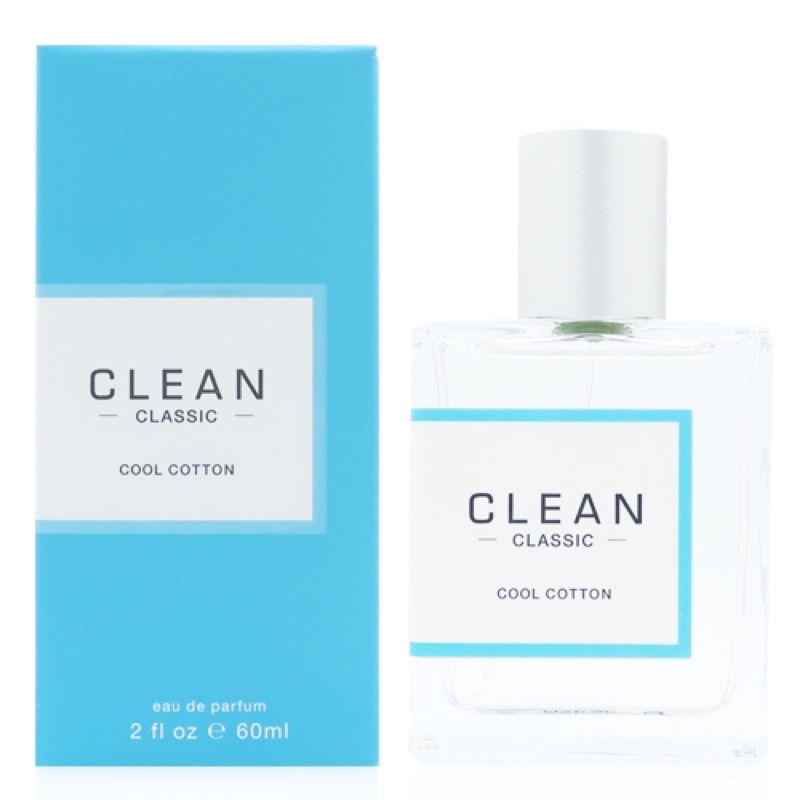 CLEAN Cool Cotton 涼爽棉花(冷棉)中性淡香精 30ml /60ml / 60ml tester | 蝦皮購物