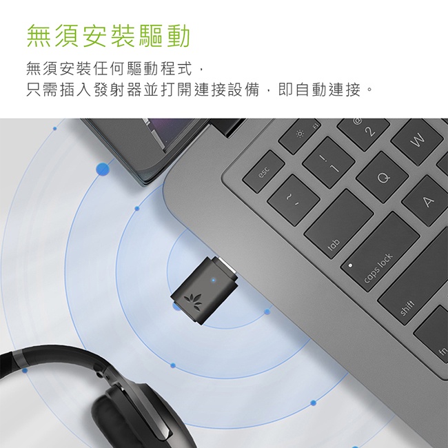 【Avantree C81】Type-C藍牙5.0音樂發射器 藍牙5.0/支援aptX LL, FastStream | 蝦皮購物