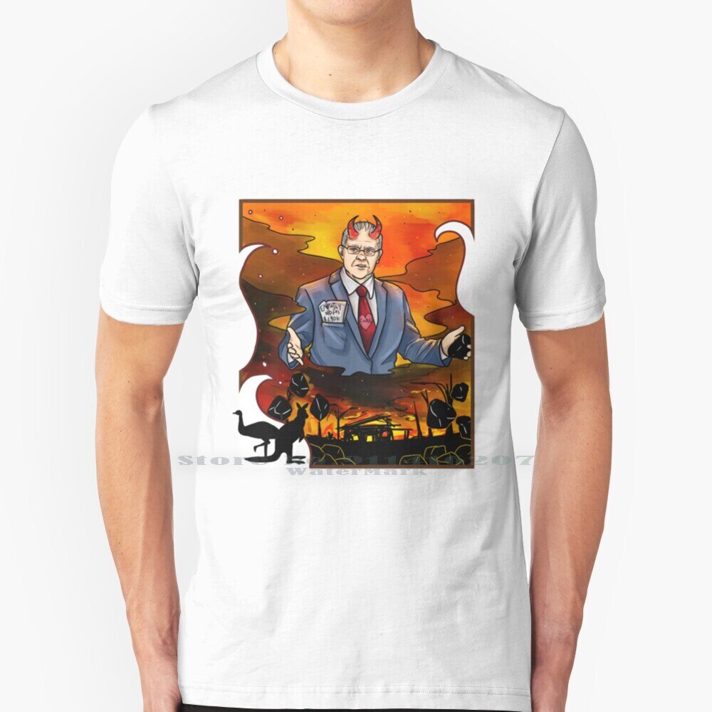 煤交易 T 恤 100% 純棉 Scomo Coal 澳大利亞澳大利亞 Bushfires Morrison Dirty | 蝦皮購物