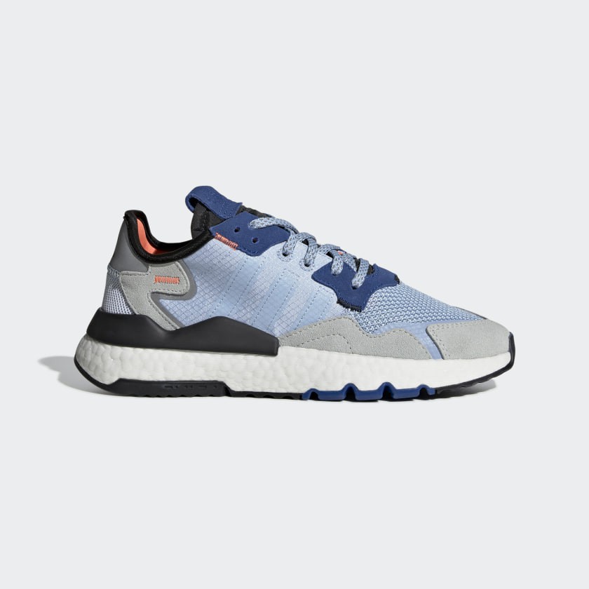 【小八】Adidas Nite Jogger W Glow Blue 藍 EE5907 | 蝦皮購物