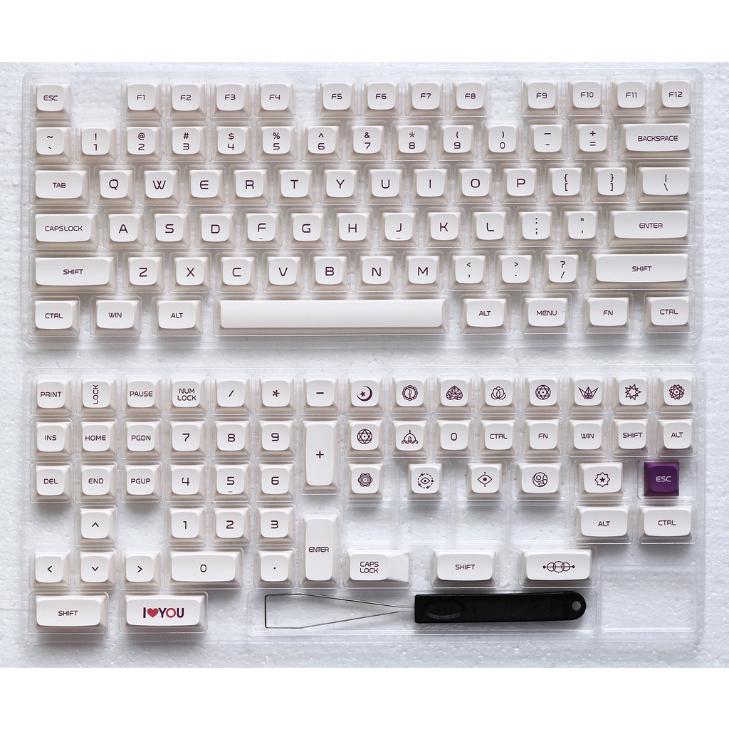低價鍵帽,昇華 PBT XDA/MDA/CHEERY Profile Honey Milk Keycap Cherry | 蝦皮購物