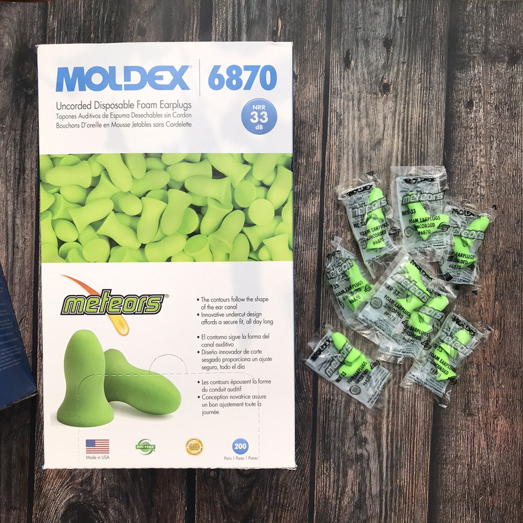 【耳塞專家】Moldex 6800 6870 6604 6600 6630小綠耳塞 盒裝販售 一盒200對(包) | 蝦皮購物
