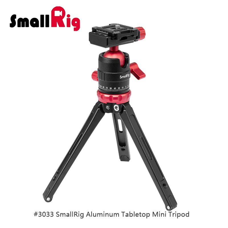 兔大叔 含稅 SmallRig 3033 桌上型 迷你 三腳架 acra swiss 規格 | 蝦皮購物