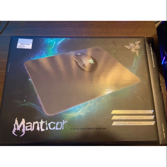 Razer 雷蛇 Manticor 暗夜虎甲蟲鋁質遊戲鼠墊 | 蝦皮購物