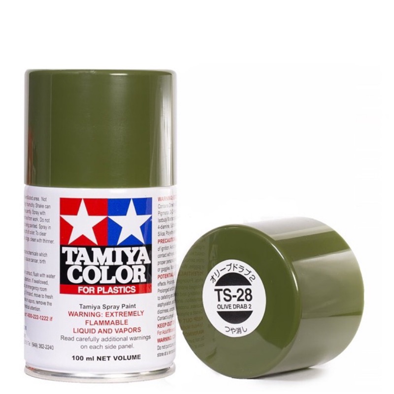 TAMIYA 田宮 噴漆 TS28 TS-28 OLIVE DRAB 2 消光淺橄欖綠 | 蝦皮購物