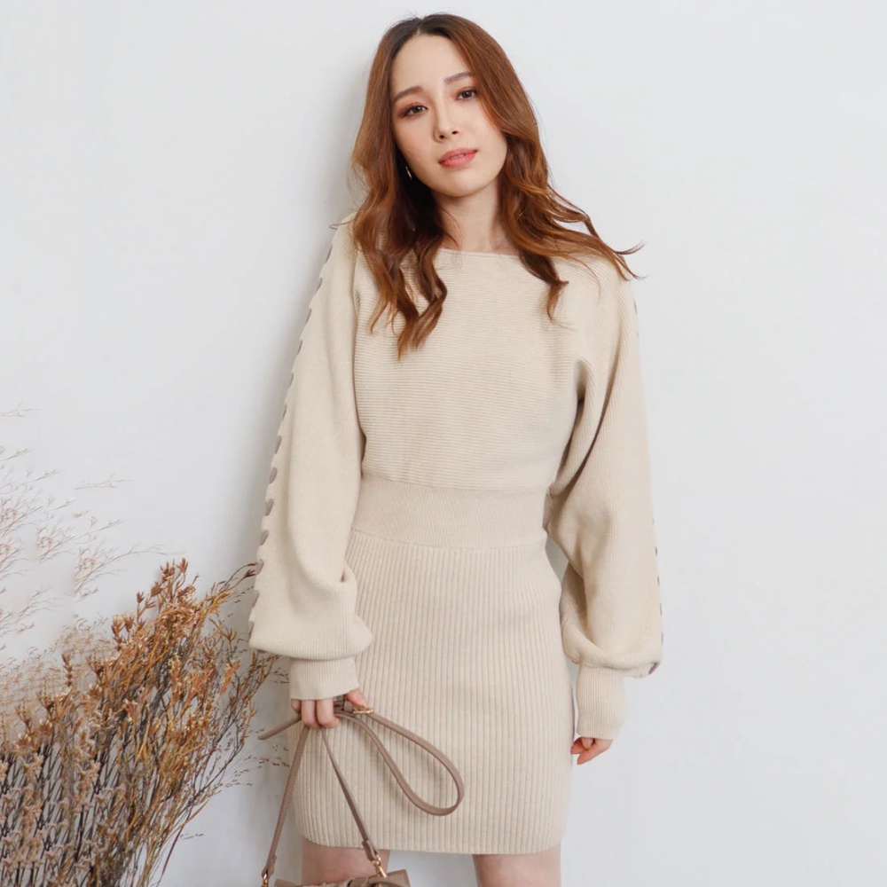 【LIP SERVICE】〔V2356-004〕單肩梭織連衣裙 | 蝦皮購物