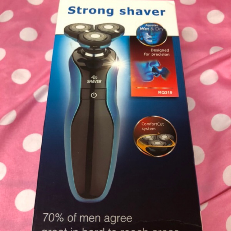 Strong shaver 4D電動刮鬍刀 三用多功能刮鬍刀 可水洗 智能輪廓剃鬍（全新） | 蝦皮購物