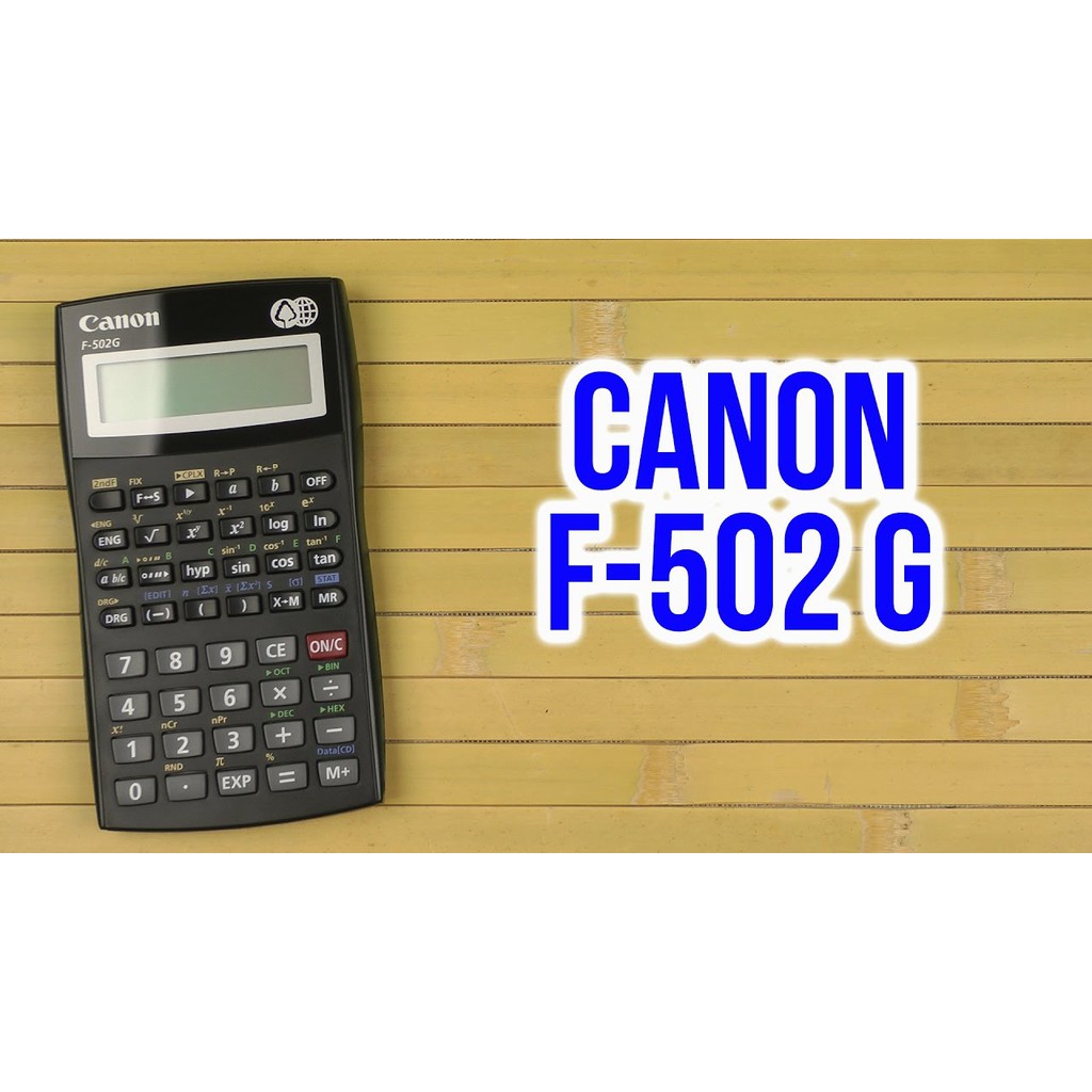 每人限購兩台~ Canon F-502G F502G F 502G 工程計算機 可複數四則運算 國家考試 專用國考 | 蝦皮購物