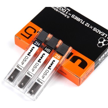 UNI 三菱 自動鉛筆芯 UL-1405 0.5mm 筆芯 2B / HB / 2H | 蝦皮購物