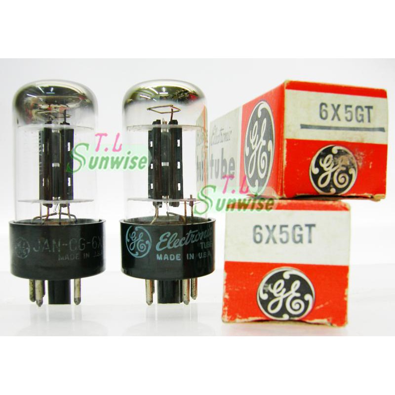 ︽NO:6553 美國 GE 6X5 GT (NIB) 真空管 ( 6AX5 ; 6U5C ; 中國 6Z5P 升級管) | 蝦皮購物
