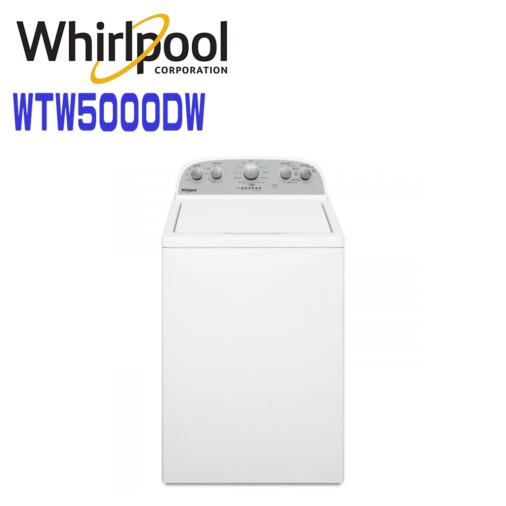聊聊最便宜 全台配裝 全新未拆箱 WTW5000DW【Whirlpool惠而浦】美式 13公斤 直立式洗衣機 | 蝦皮購物