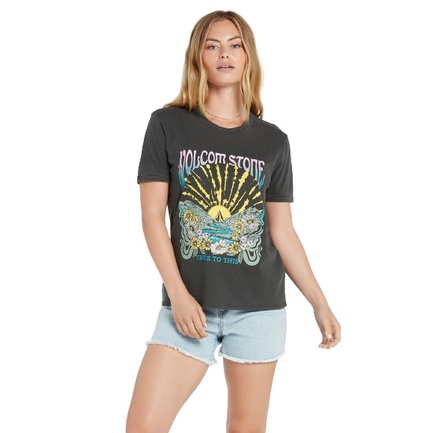 Volcom TRULY RINGER TEE - BLACK 短袖T恤 | 蝦皮購物
