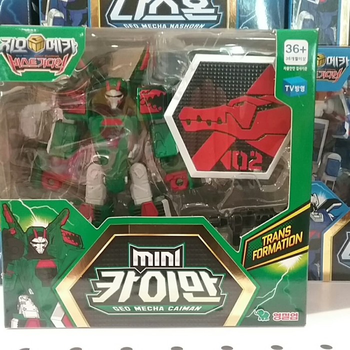 玩具愛好圖 GEO MECHA BEAST GUARDIAN MINI GEO MECHA CAIMAN | 蝦皮購物