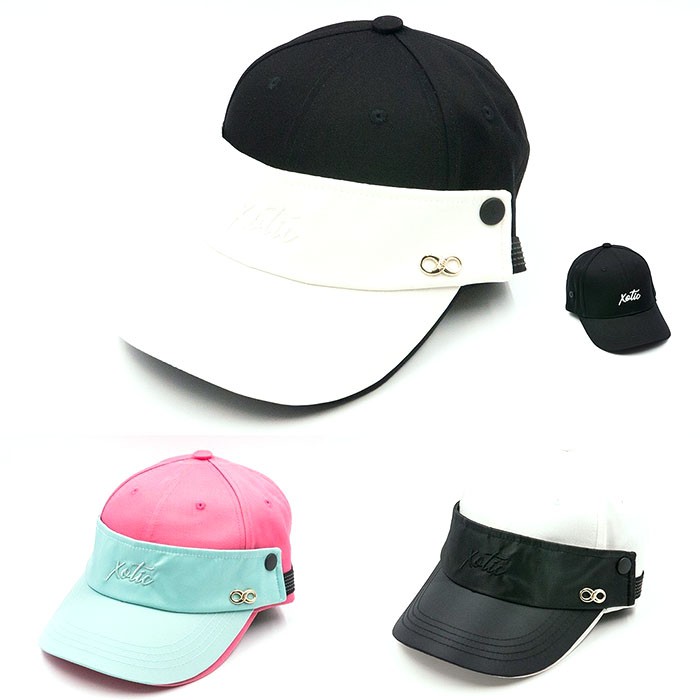 Xotic gear 2-In-1 Double Visor Cap 黑 白 桃紅 2合1雙簷帽 可拆式 DOT聚點 | 蝦皮購物