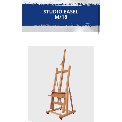 MABEF STUDIO EASEL M18 義大利原裝 室內落地畫架 垂直水平兩用山毛櫸木 | 蝦皮購物